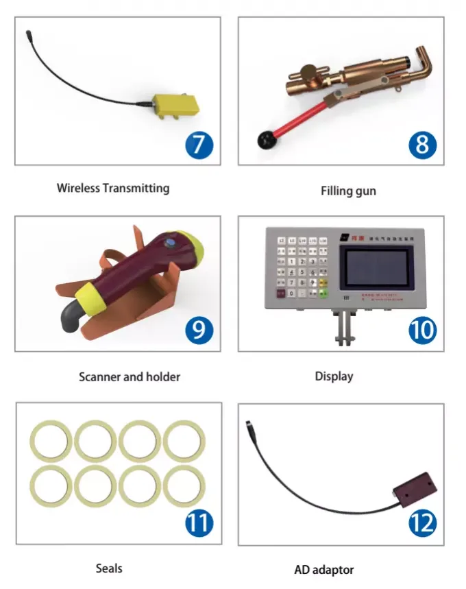 LPG Filling Scale Explosion proof Automatical filling cylinders ATEX ...