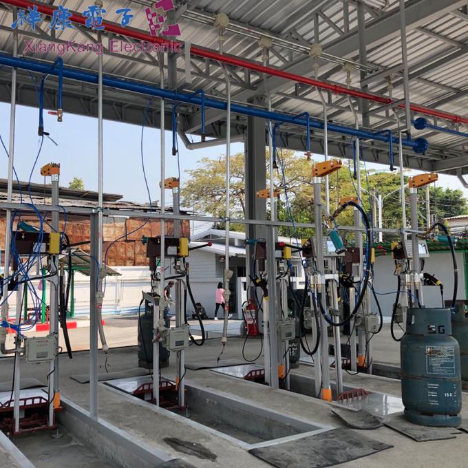 186cm Wireless Communication IICT Gas Cylinder Refill Machine