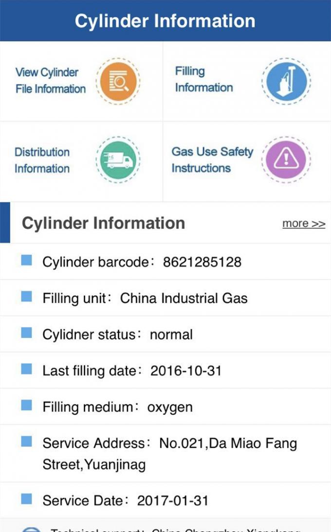 Permanent QR Code Tag Tracking LPG Gas Cylinder Valve 10 X 10mm