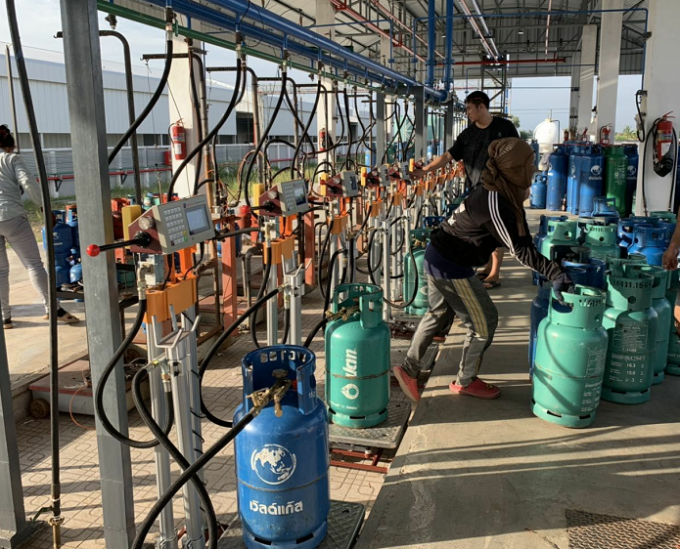 Barcode Scanning Wireless LPG Gas Cylinder Filling Scale