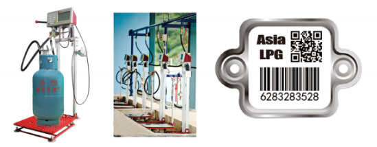 Barcode Scanning Wireless LPG Gas Cylinder Filling Scale