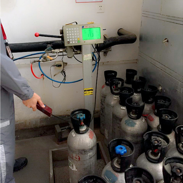 180Kg Weighing Propane Cylinder LPG Filling Scale For Gas Station