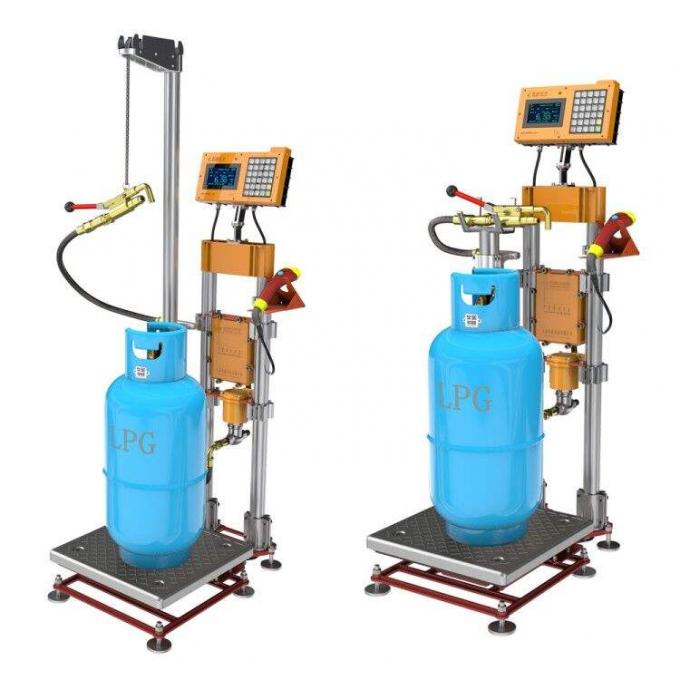 Butane LPG Gas Cylinder Filling Machine 50g Division