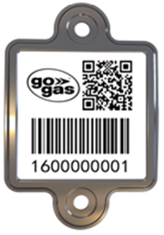 Permanent Gas Cylinder Tracking System Anti Burning Gas Cylinder Tags