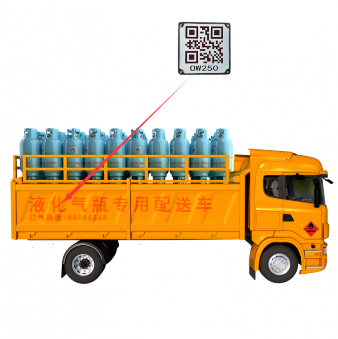 Truck License Identification Number QR Code Plate Anti UV