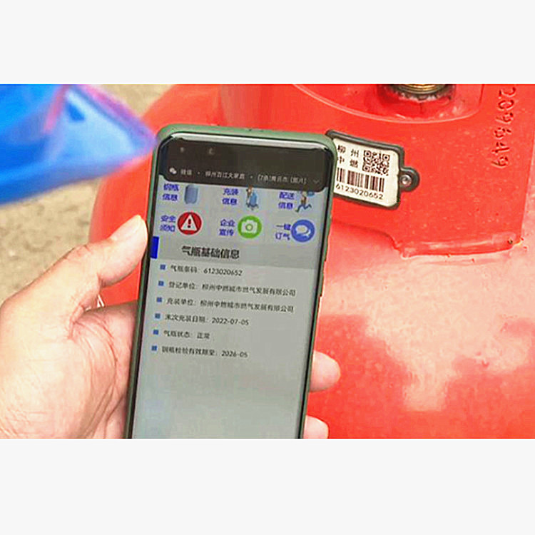 Outdoor Smart Asset Tracking Label Gas Cylinder Management Tag UV ...