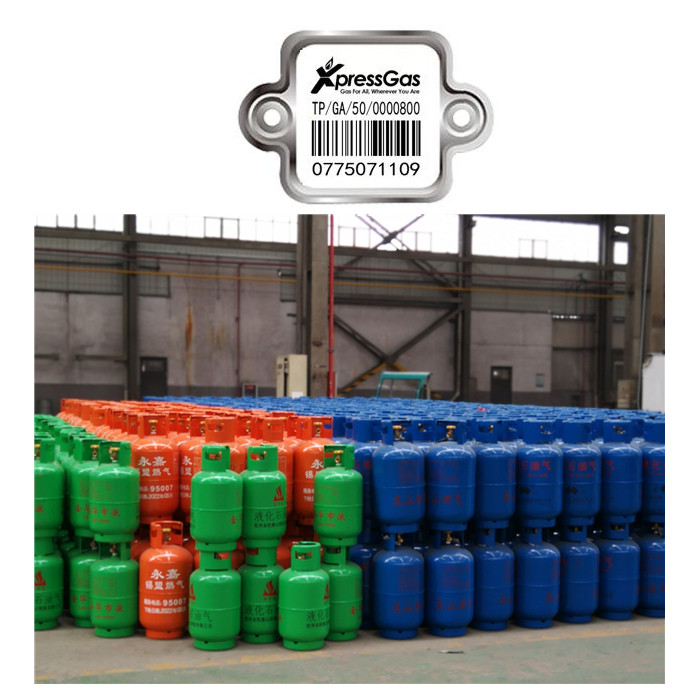 Metal Ceramic Composite UID QR Code Cylinder Barcode