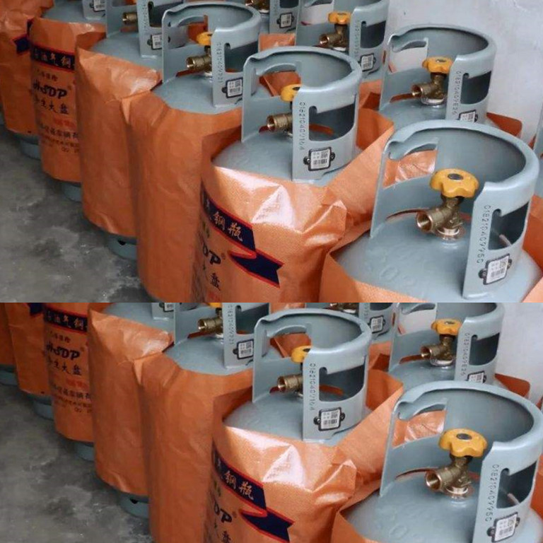 Metal Ceramic Barcode Tag LPG Cylinder Tracking OEM Waterproof