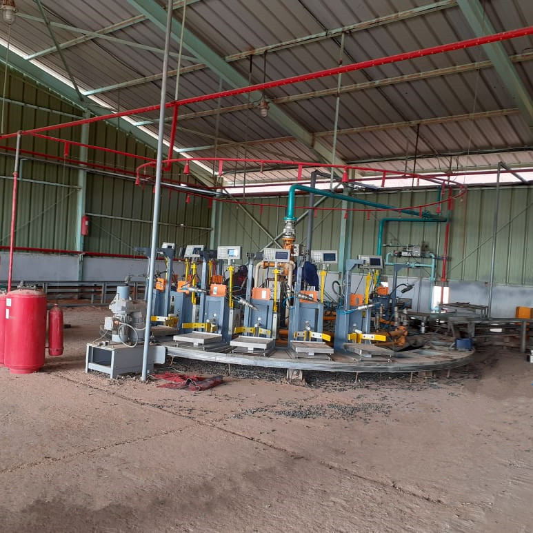 Carousel Automatic LPG Cylinder Filling Scale For Tracking Data