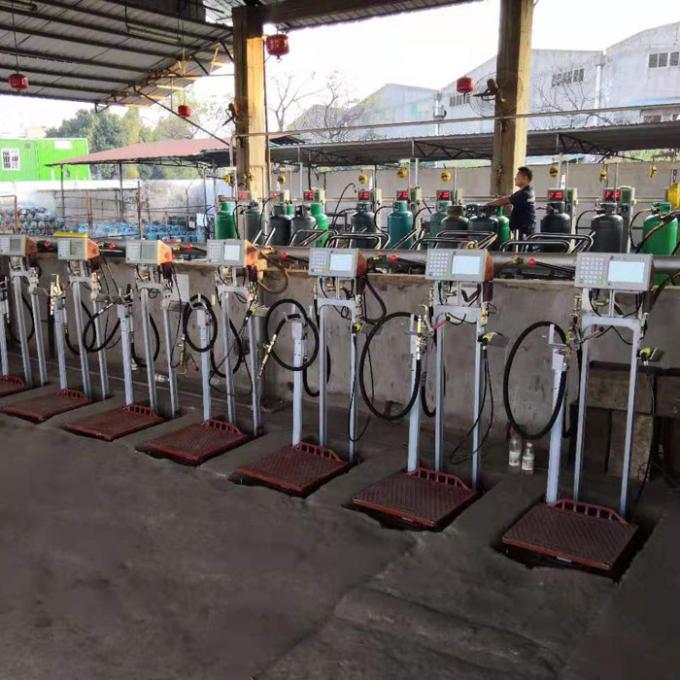 LPG Filling Scale Explosion proof Automatical filling cylinders ATEX ...